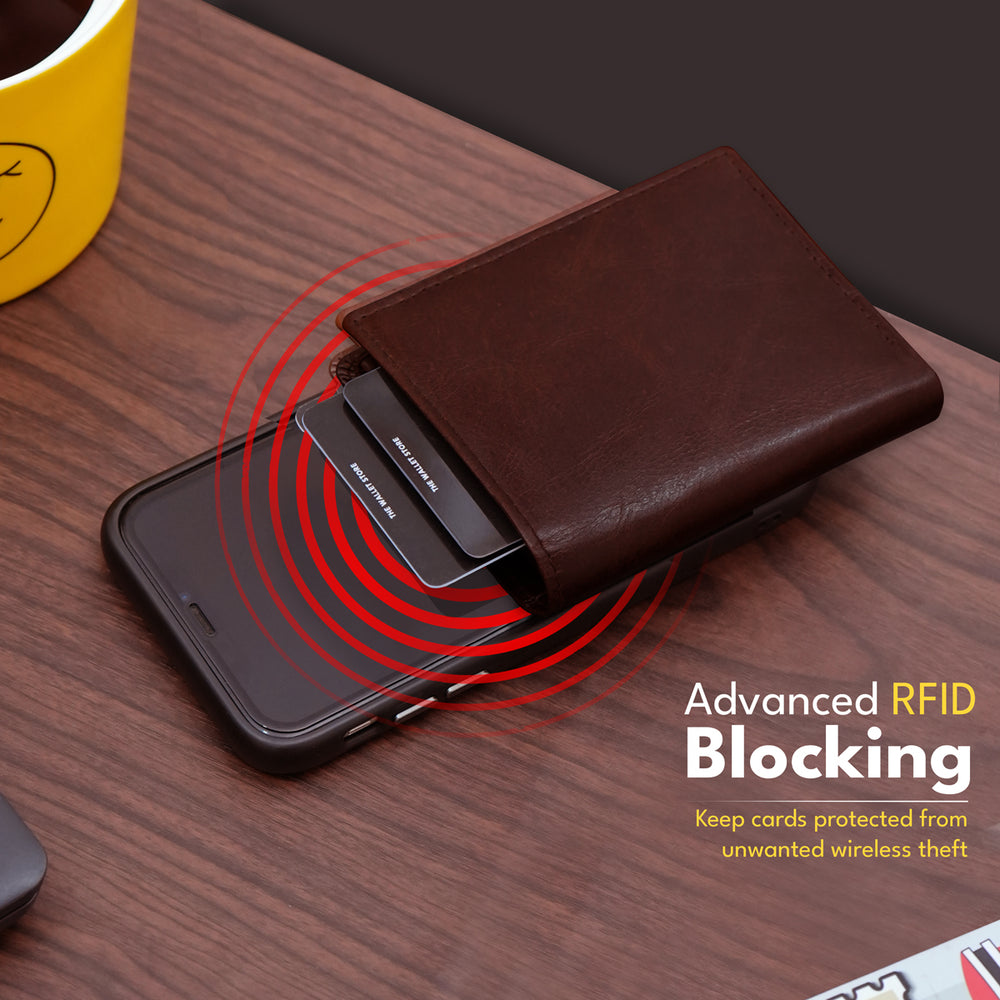 Supreme Leather Wallet With RFID Theft Protection