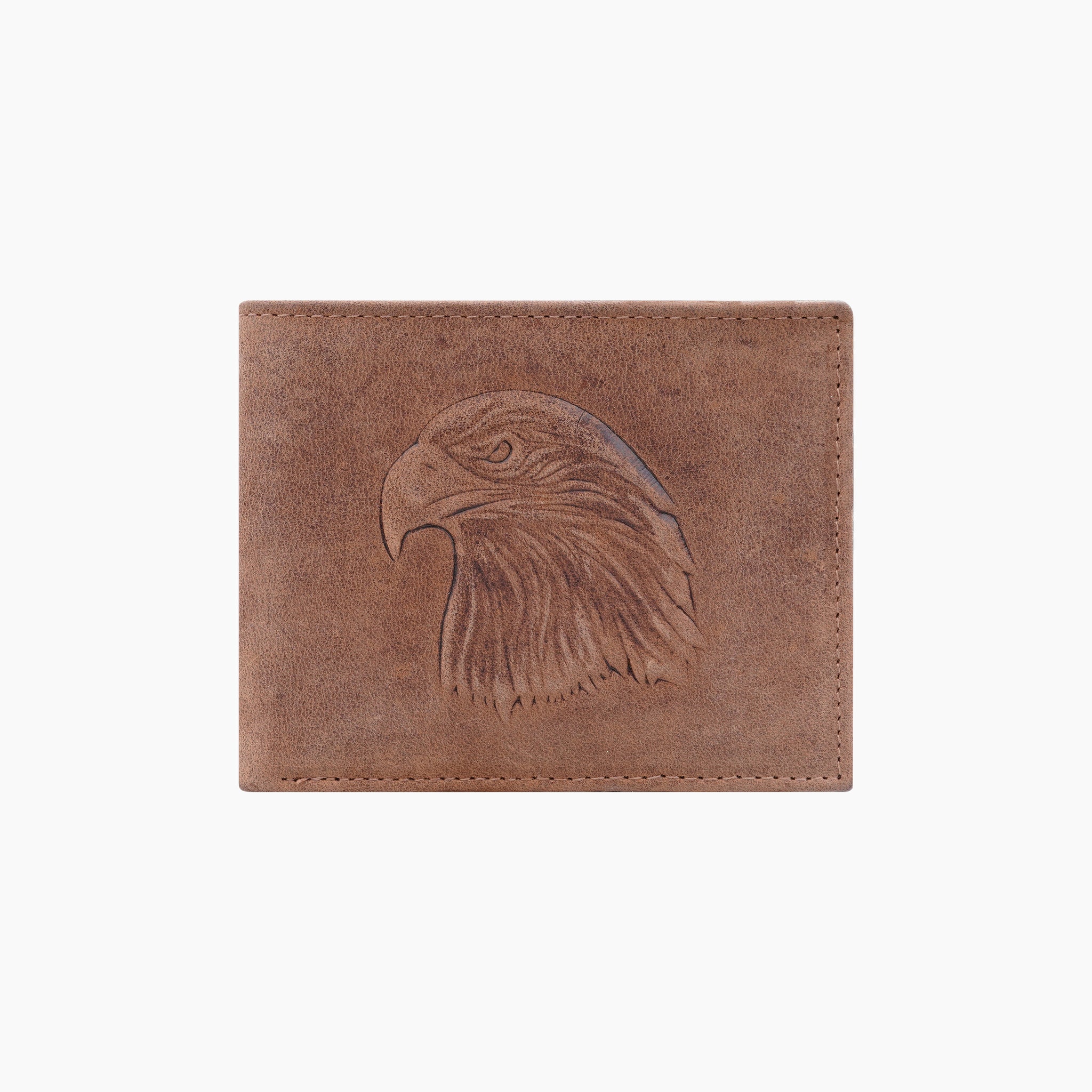 Eagle Emblem Genuine Leather Wallet For Men