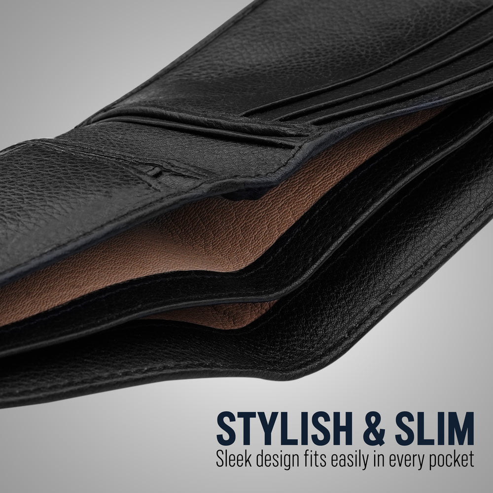 Switch Style Genuine Leather Wallet For Men