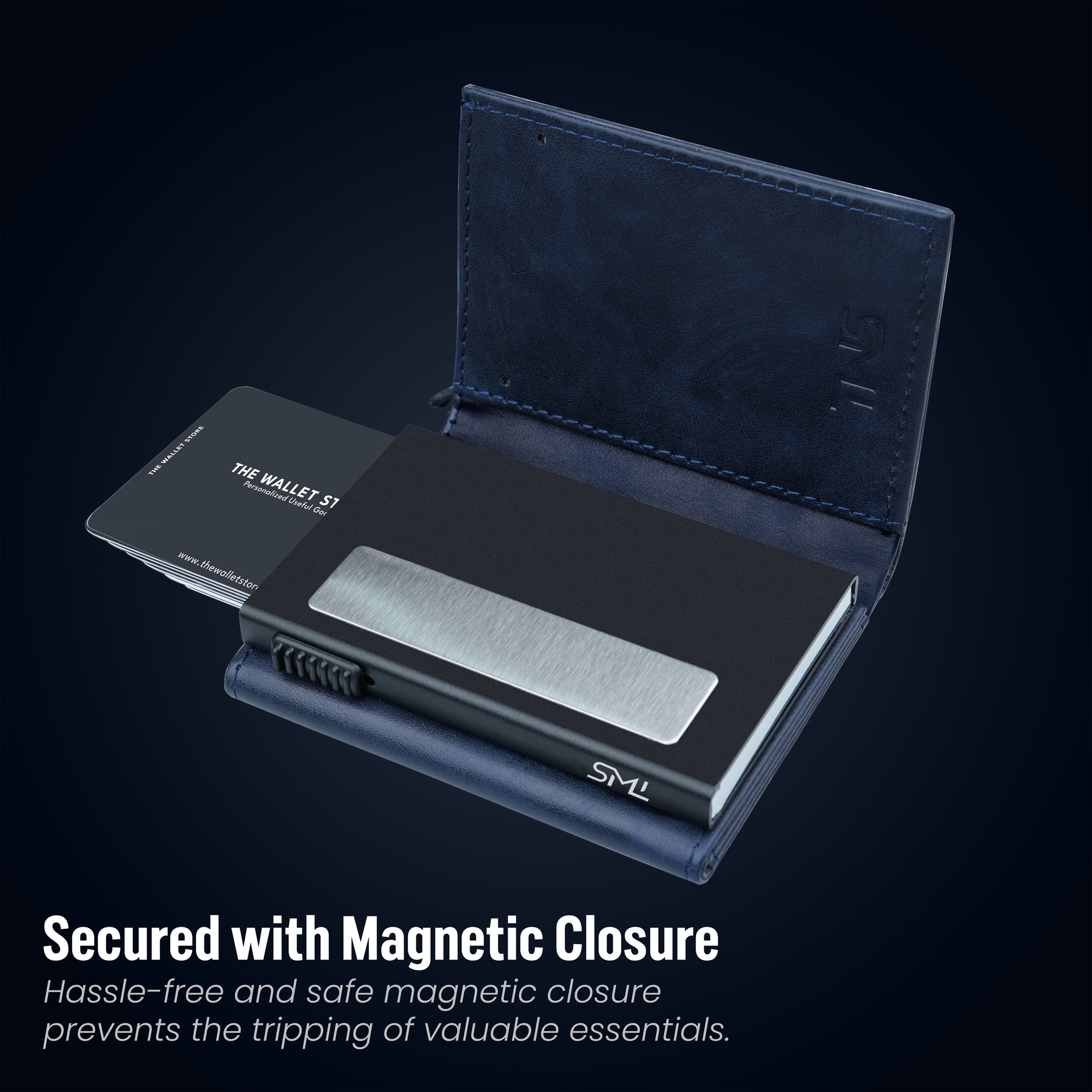 Guardian RFID Protection Wallet Card Holder - Blue