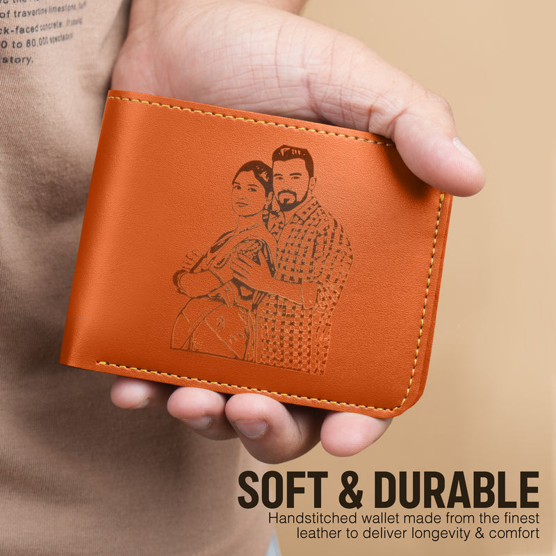 Personalized Sketch Wallet For Men