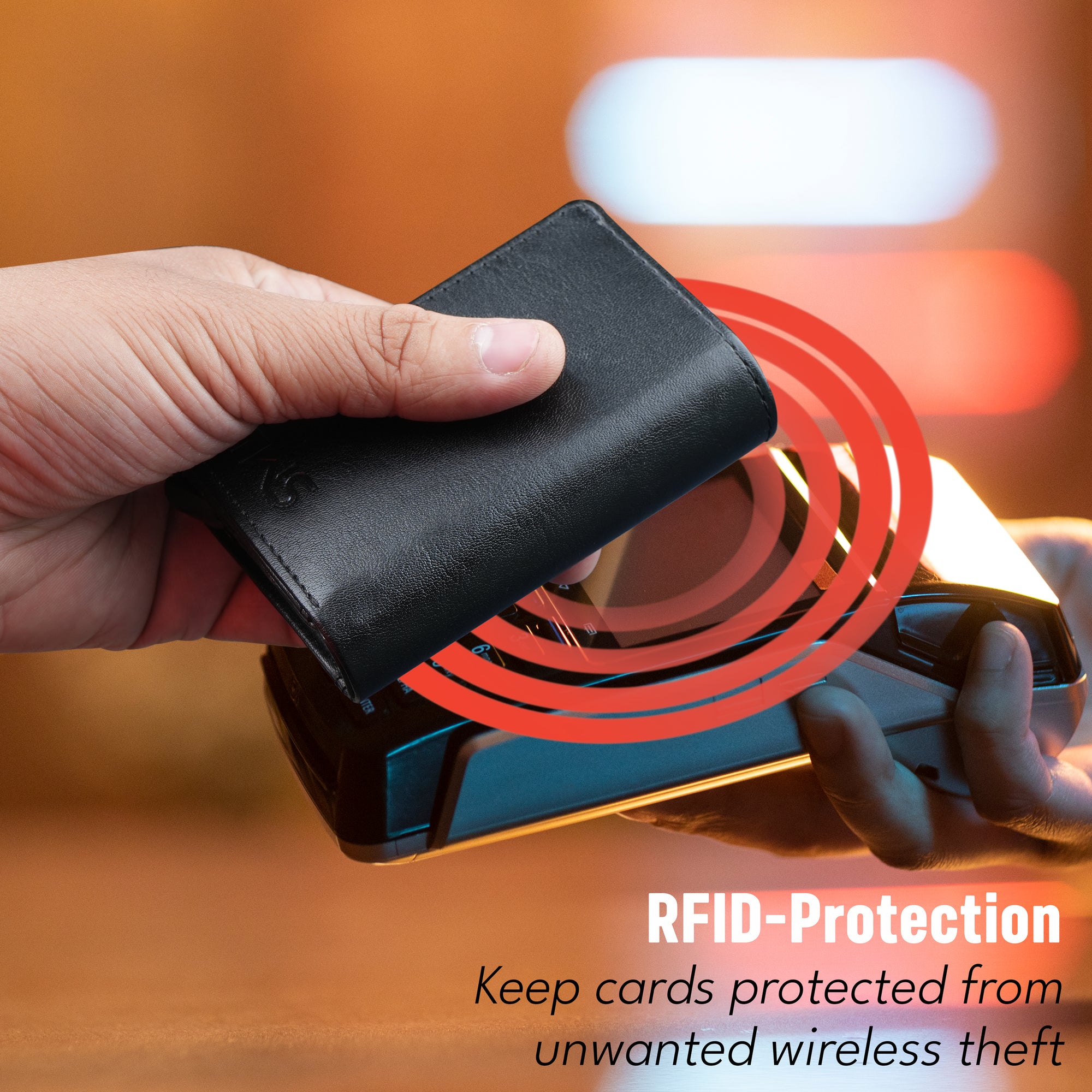 Maverick RFID Protected Wallet Cardholder - Black