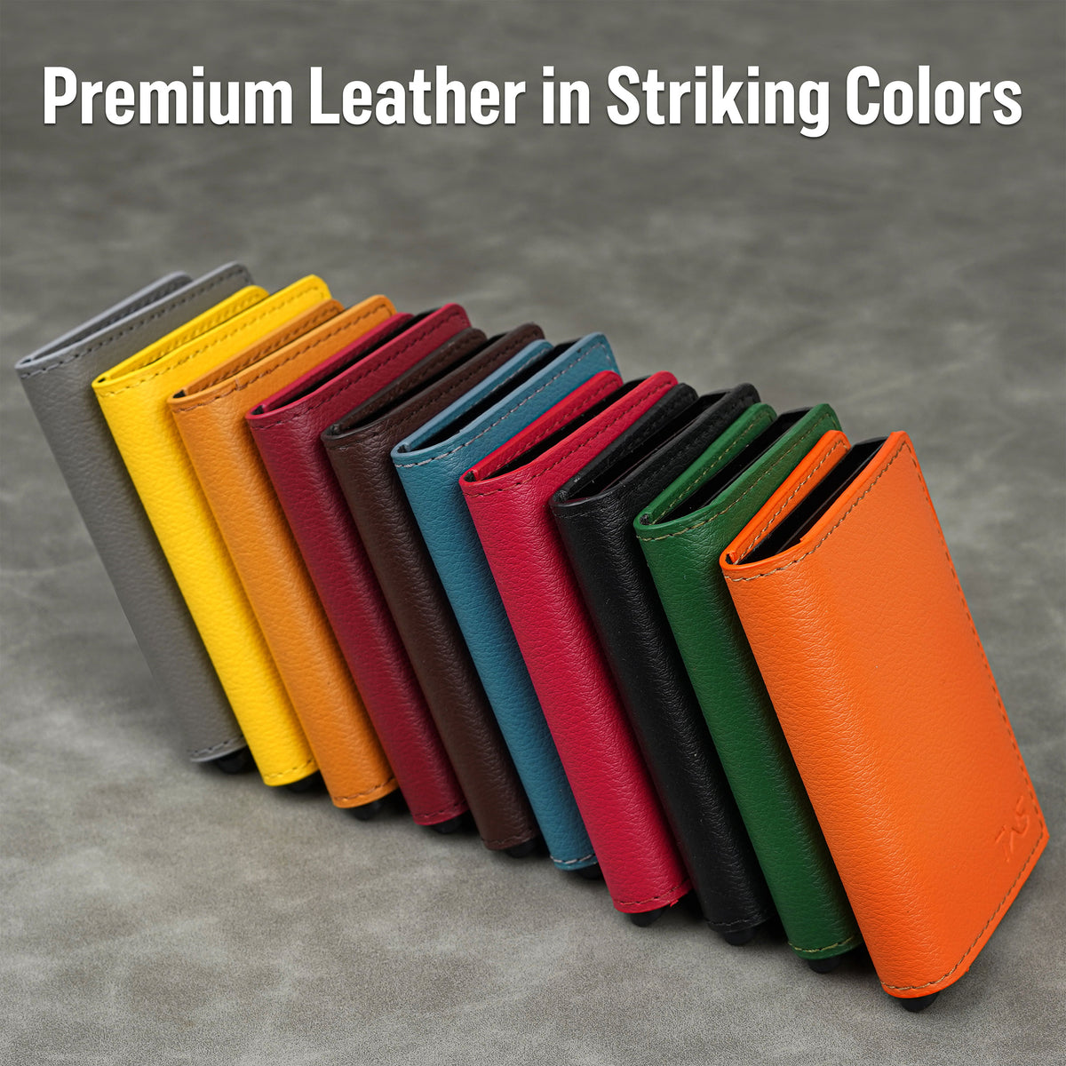 Vivid Vault RFID Protected Metal Cardholder - Brown