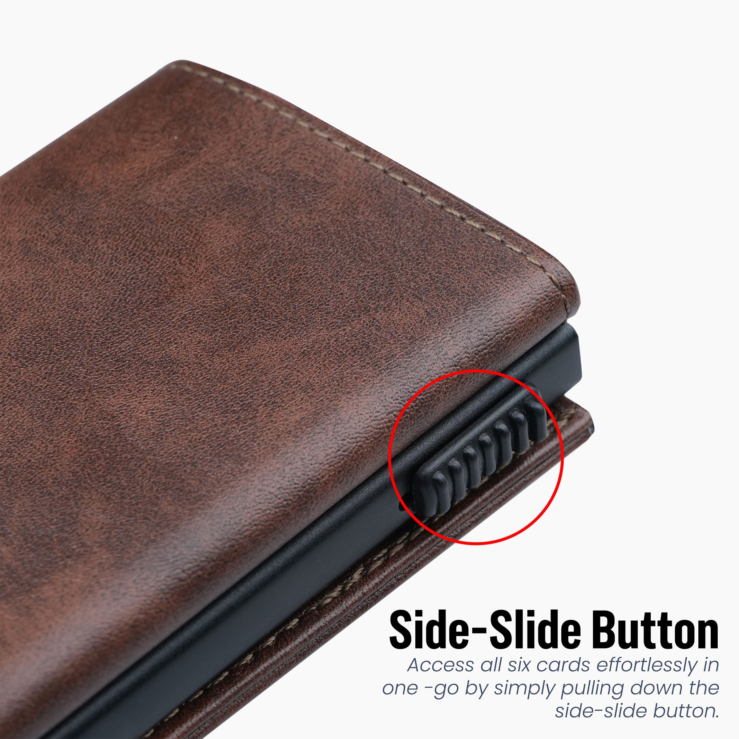 Guardian RFID Protection Wallet Card Holder - Brown