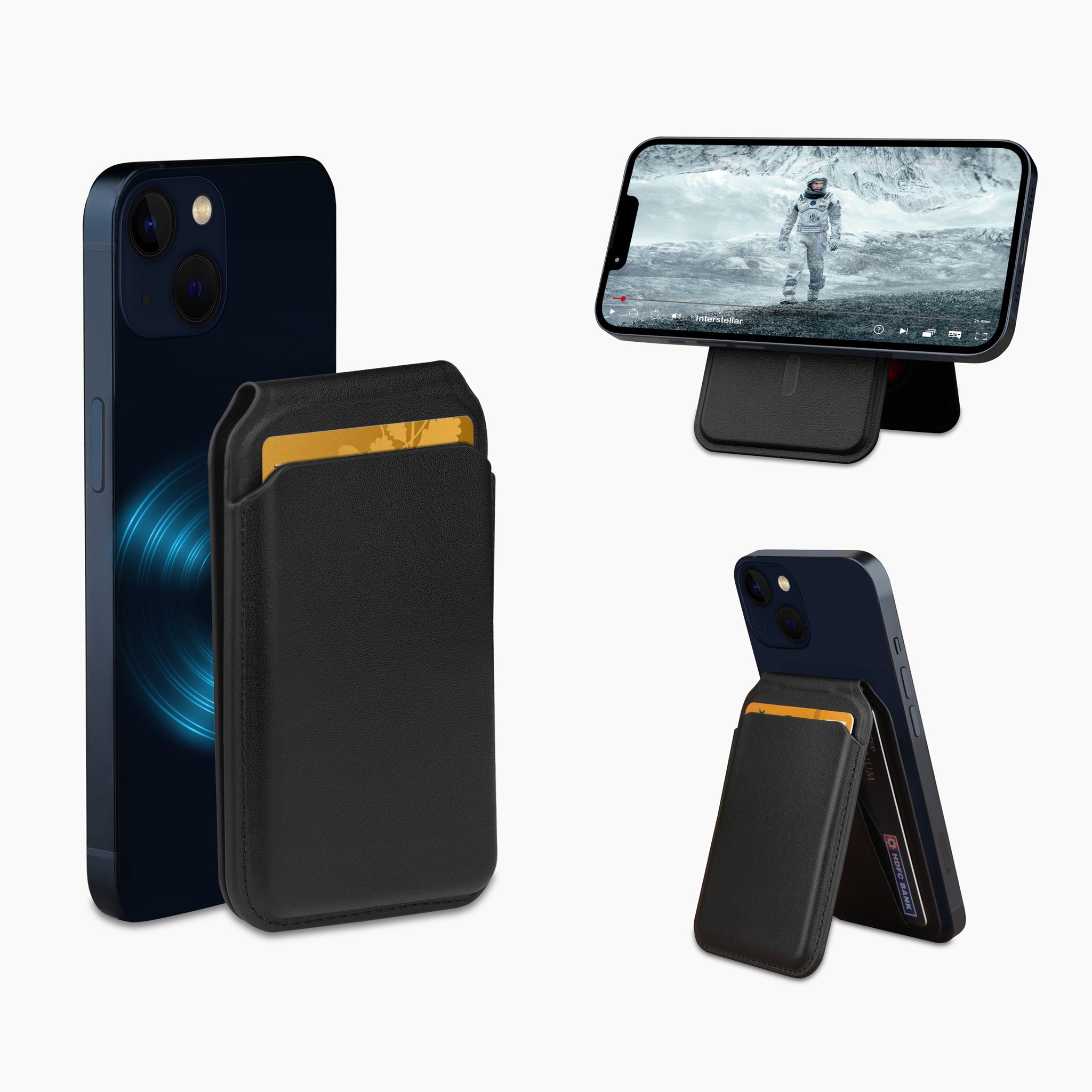 MagShield Secure Leather Cardholder