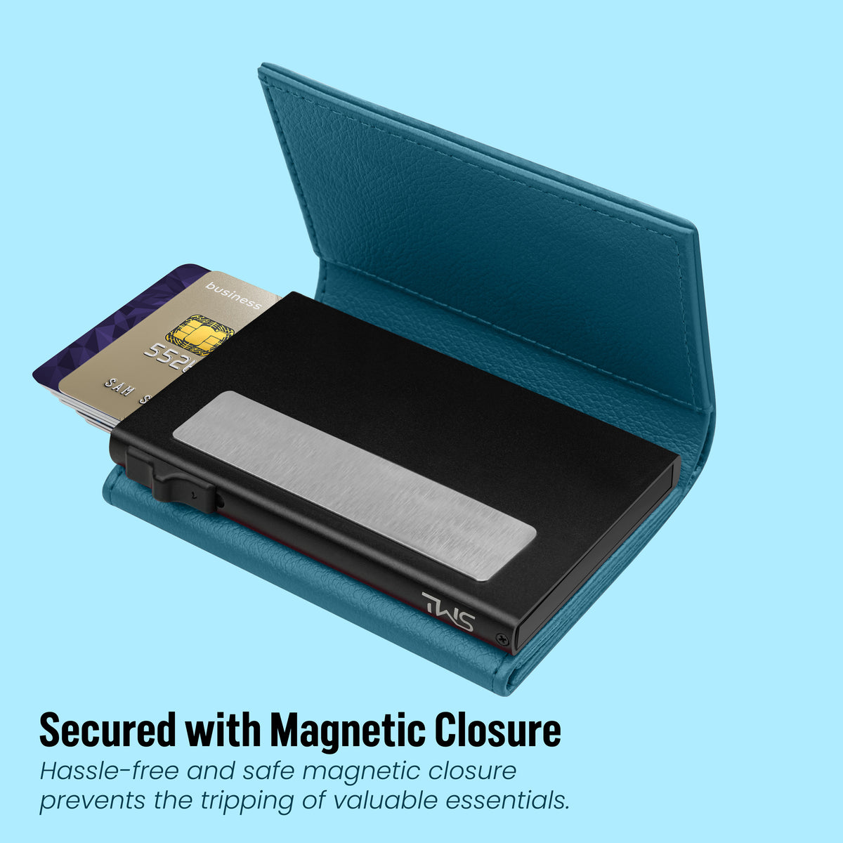 Urban Pop RFID Protection Wallet Cardholder - Blue