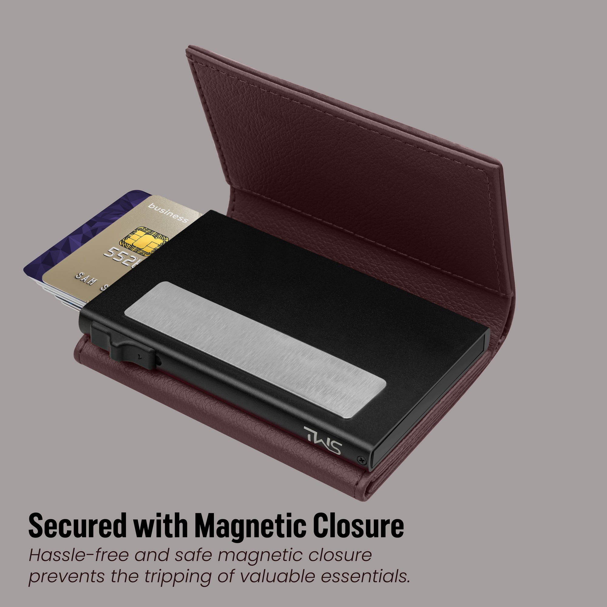 Urban Pop RFID Protection Wallet Cardholder - Brown