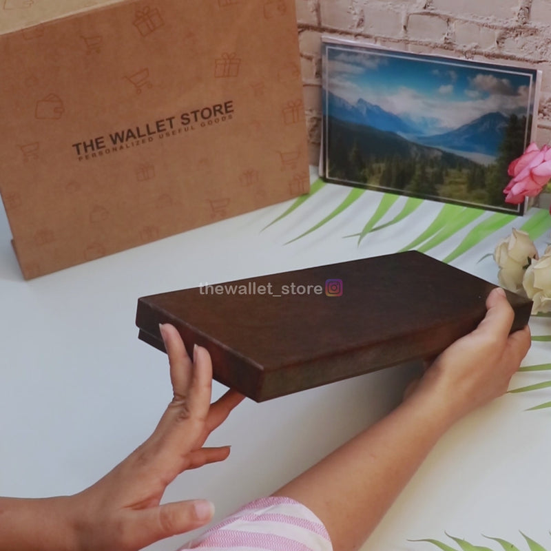 Personalized Wallet and Clutch Gift Set for Couples