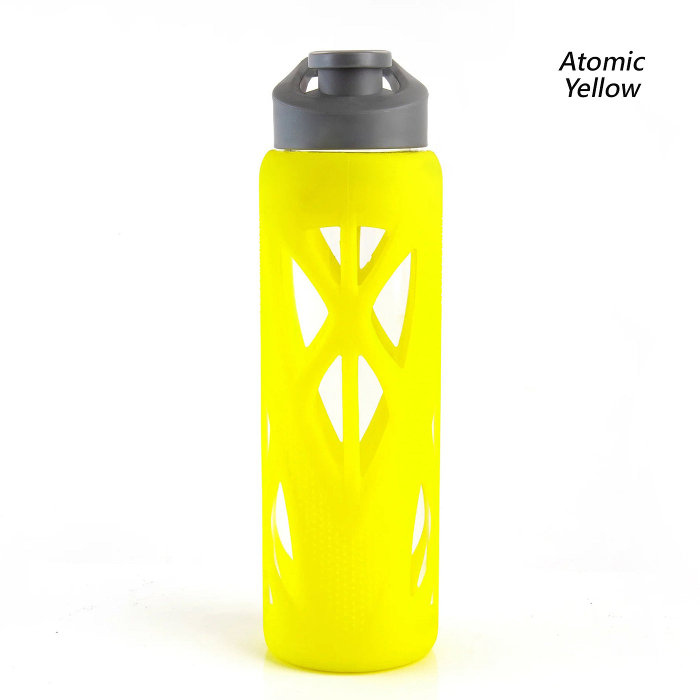 Borosilicate Glass Water Bottle with Silicone Sleeve