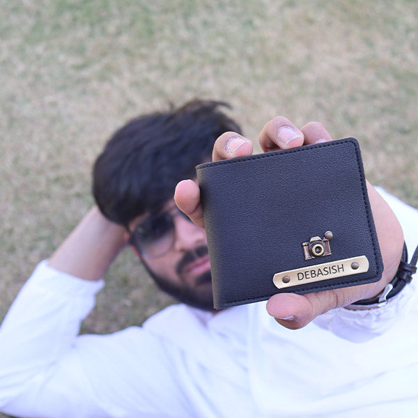 Personalized Premium Quality Men's Wallet with Charm & Name